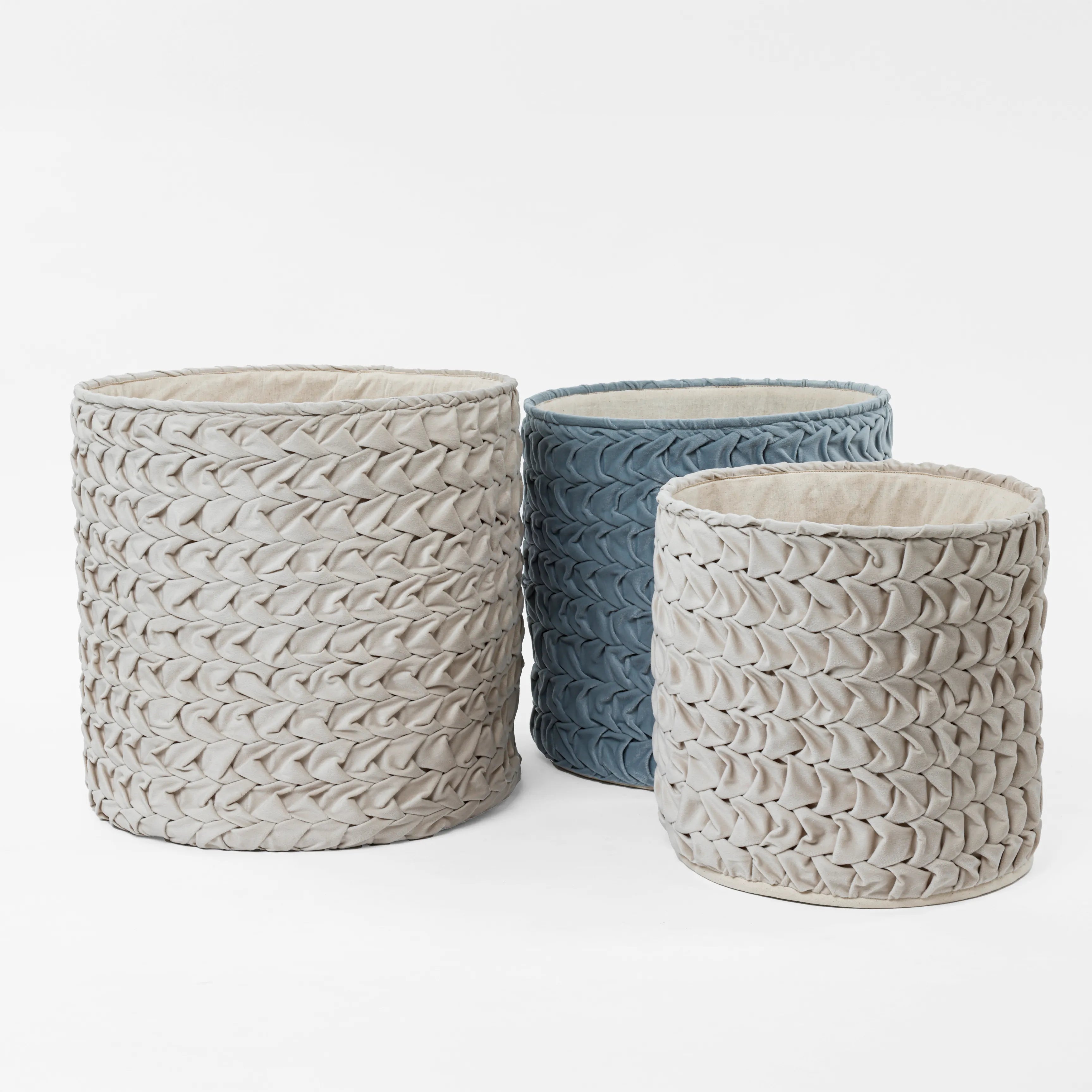 Soft Velvet Smoking Storage Basket – Homescapes
