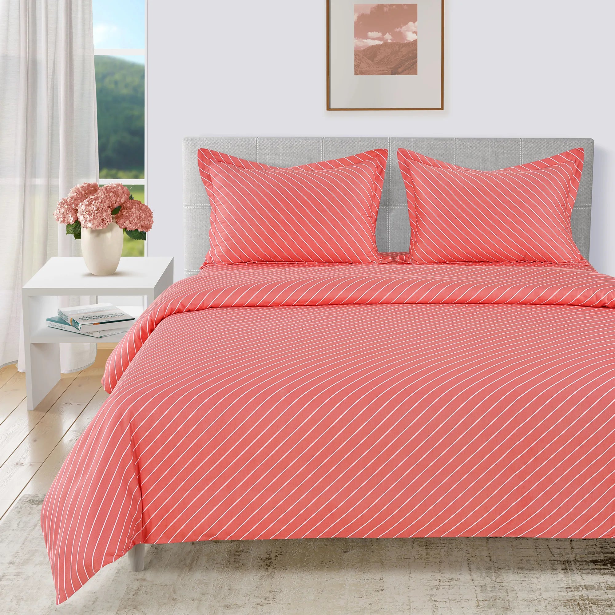 Buy Peach Elegance Duvet Cover Design 95 Online - Homescapes